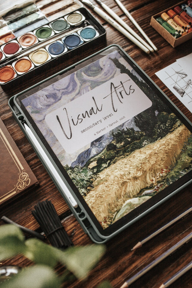 DIGITAL Visual Arts Secondary Level Unit Study – Harbor and Sprout