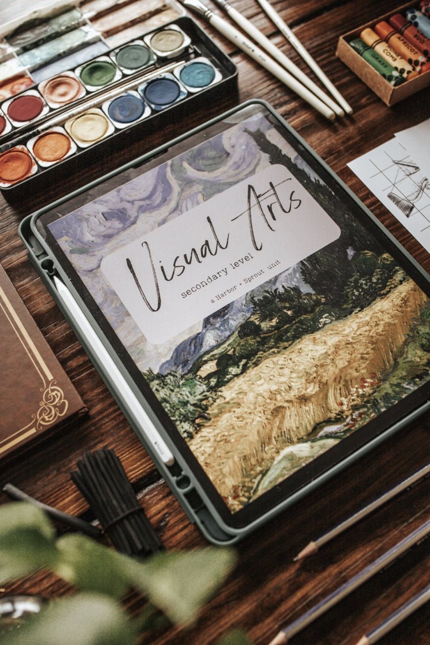 DIGITAL Visual Arts Secondary Level Unit Study – Harbor and Sprout