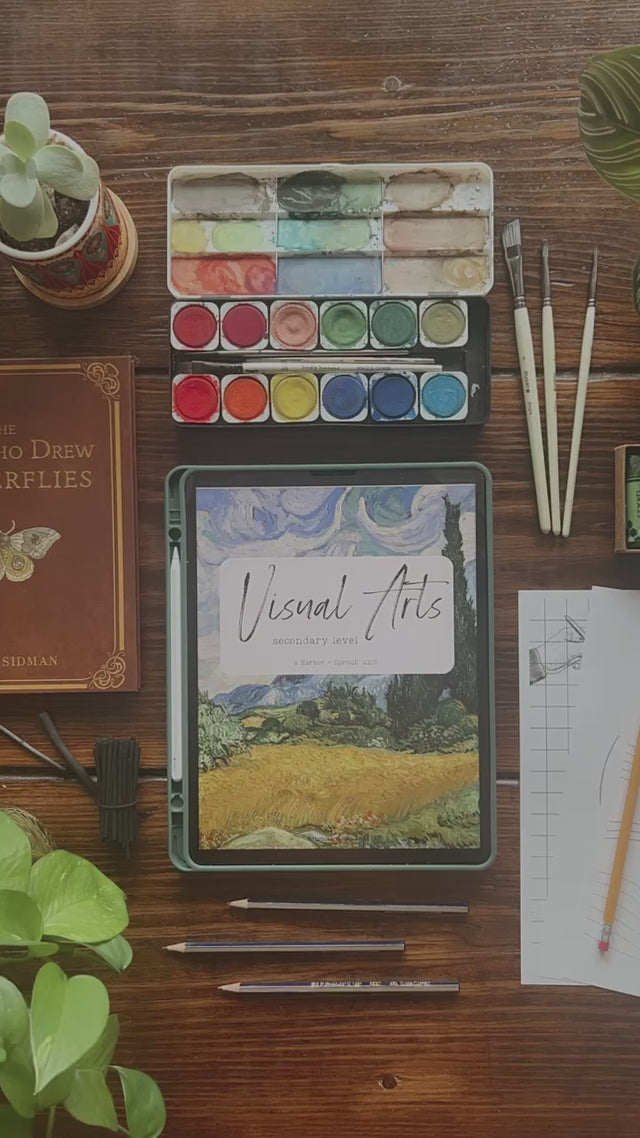 DIGITAL Visual Arts Secondary Level Unit Study – Harbor and Sprout